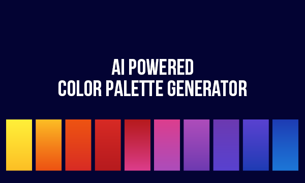 AI Powered Color Palette Generator with Deep Learning