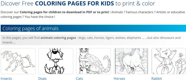 10 Websites with Free Printable Coloring Pages for Kids