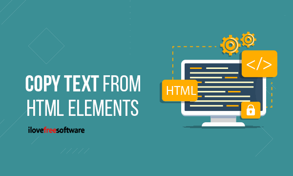 How to Copy Text from HTML Elements?