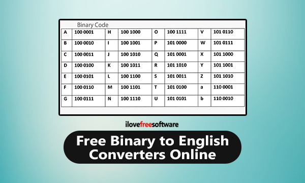 8 Free Binary to English Converters Online