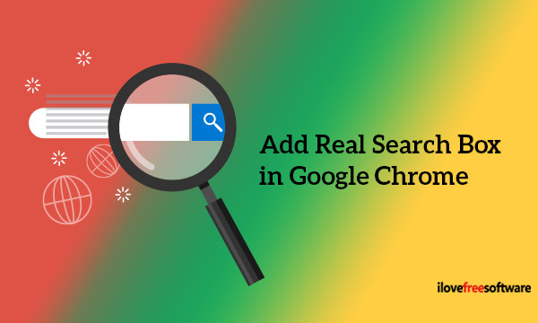How to Add Real Search Box to Chrome's New Tab?