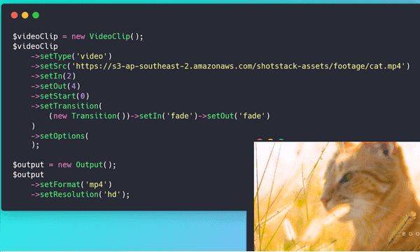 Generate, Edit videos using API Free: Shotstack