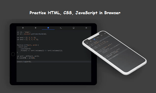 Free CodePen Alternative for Mobile to Write HTML, CSS, JS: WebDen
