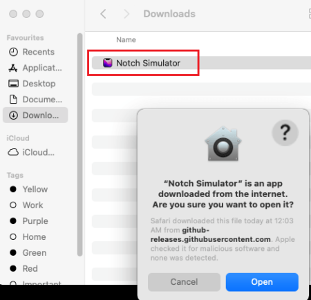 Free Notch simulator macOS app to Pretend you have Latest MacBook Pro