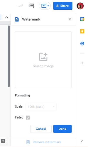 How To Quickly Add Watermark To All Pages In Google Docs