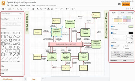 Free Open-Source Online Alternative to Lucidchart: Diagrams.net