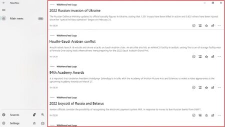 Free RSS News Aggregator for Wikipedia: WikiNews Feed