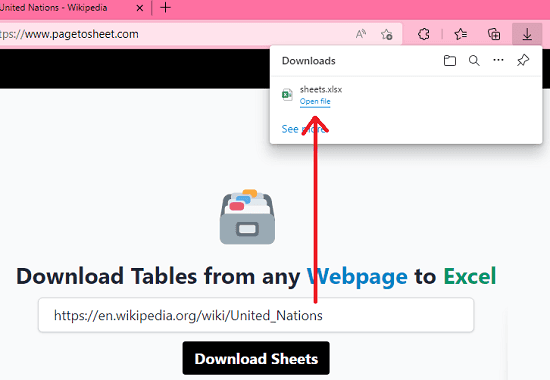 Free Website To Extract All Tables From Any Webpage In Excel