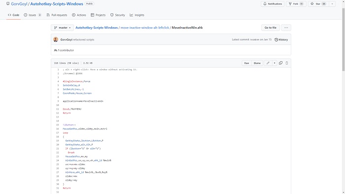 How to Move any Window without Activating it