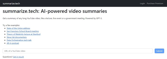 Summarize YouTube Videos via AI using this Free Video Summarizer