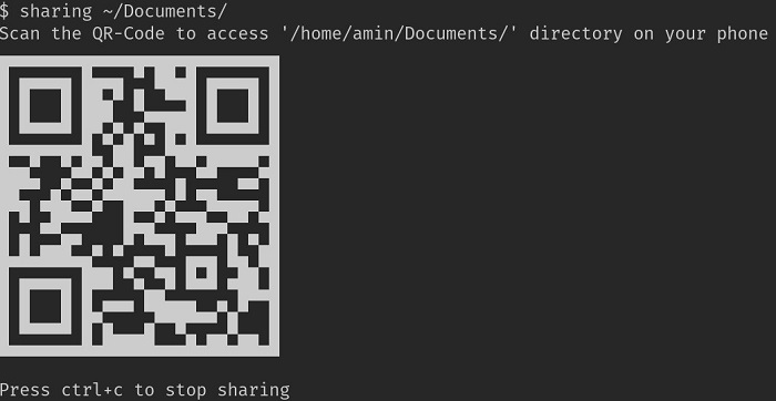 Free Command Line Tool to Share Files Between Android, iOS and PC