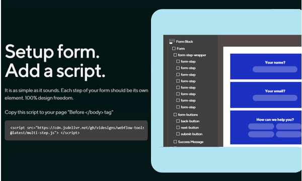 How to Create Multi Step Forms on Webflow
