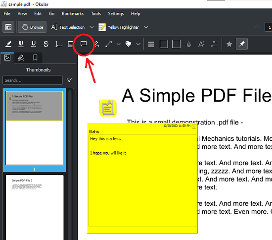 5 Best Free Software To Add Sticky Notes In PDF