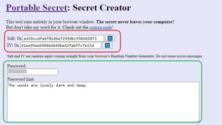 Create Encrypted Messages, Images, Files as HTML for Free: Portable Secret