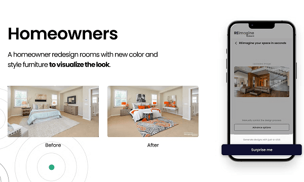 REimagine: Redesign any Room with Differnt Objects Using AI