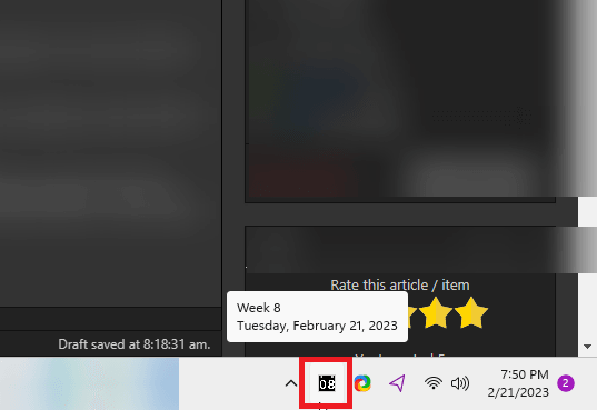 How To Display Week Number In Windows 11 Taskbar
