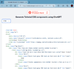 How to Generate Tailwind CSS Code using ChatGPT