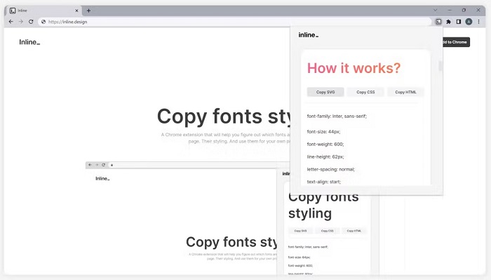 How to Get Font Styles from any Web Page and Export as HTML / CSS / SVG