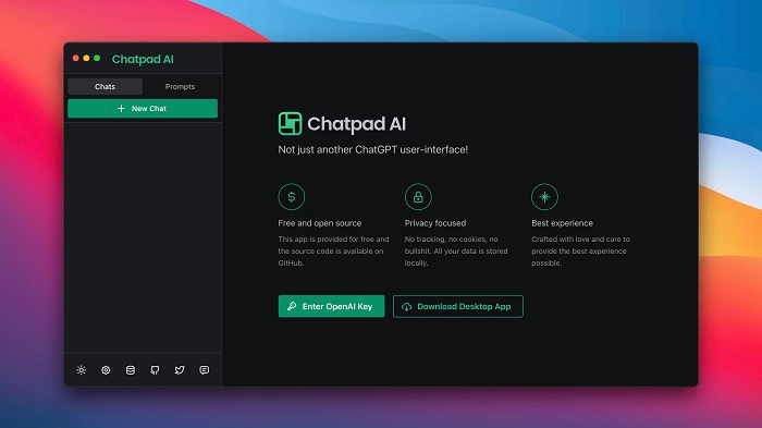 Free Open Source ChatGPT UI with Desktop App