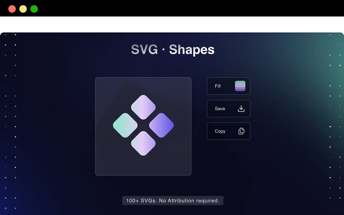 Generate Beautiful SVG Shapes with Gradient for Free on this Website