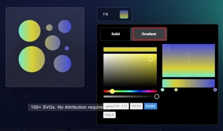 Generate Beautiful SVG Shapes with Gradient for Free on this Website