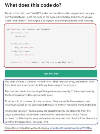 Generate Code Explanation using ChatGPT with this Free Tool