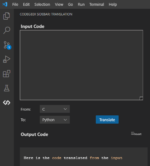 Generate Code using AI in VS Code and Translate to Other Language