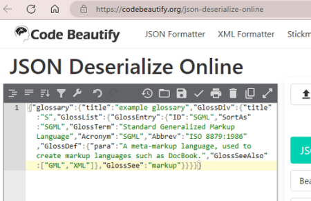 How to Deserialize JSON Data Online for Free?