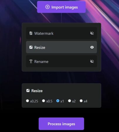 Free tool to Bulk Watermark Images and Resize, Rename them Automatically