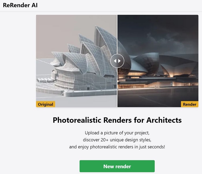 Generate Photorealistic Renders from Architecture Designs Online ...
