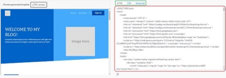 Free AI based Website Builder with HTML Code Export: HTML Wave AI