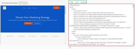 Free AI based Website Builder with HTML Code Export: HTML Wave AI