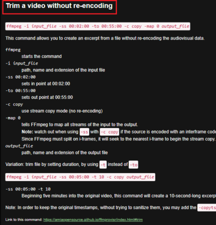 Free Open Source FFmpeg Guide to Learn FFmpeg Commands Easily