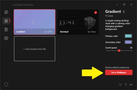 Set Animated Wallpapers Made with HTML/CSS on Windows 11