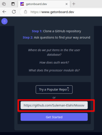 Chat with GitHub repositories to understand code with this tool