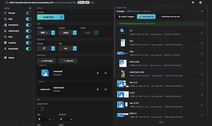 Free Open-Source Batch Image Converter That Runs Locally in Browser