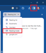 How to Enable Edge Like Distraction Free Reading Mode in Chrome