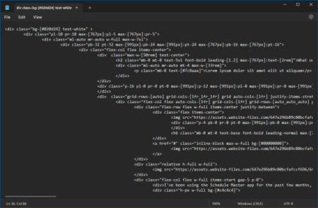Download Free Tailwind CSS Component Templates on this Website