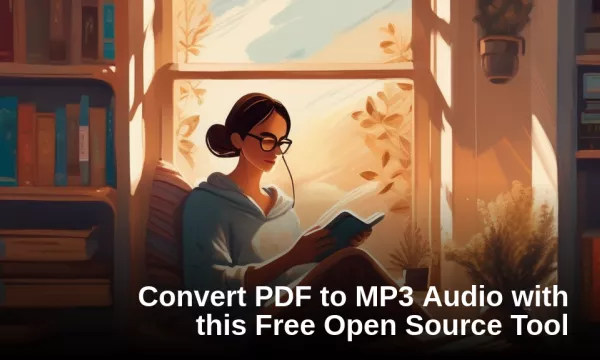 Convert PDF to MP3 Audio with this Free Open Source Tool