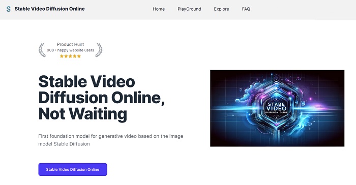 Try Stable Video Diffusion Online to Generate Videos based on Images