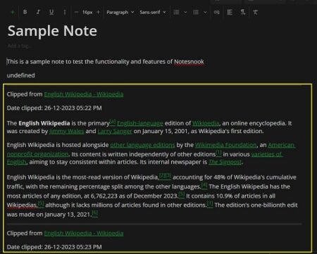 Notesnook: open-source and zero knowledge private note taking app